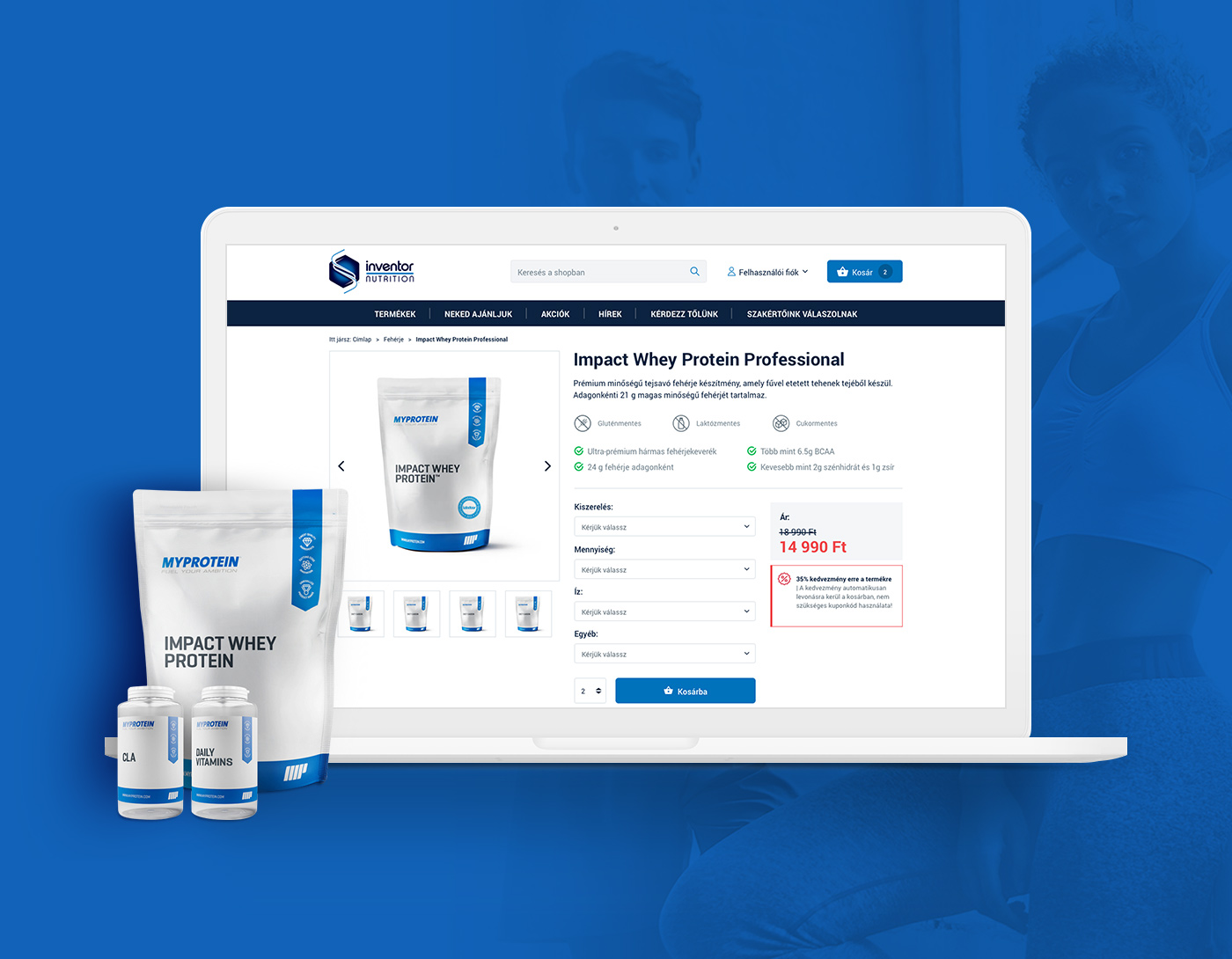 Inventor Nutrition webshop - OANDER Development Kft.